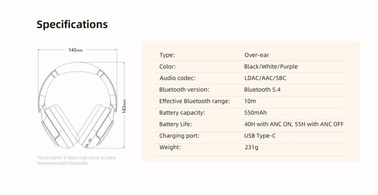 QCY H3 Pro Noise Cancel Over-Ear Price in Bangladesh at Diamu