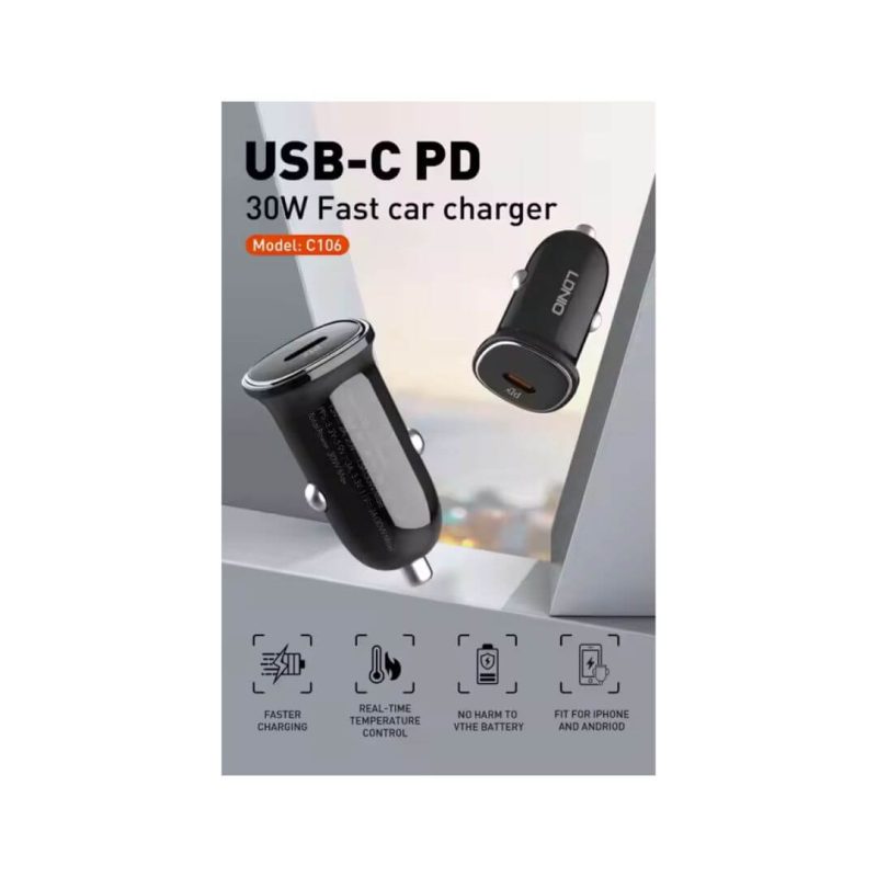 LDNIO C106 QC30W Car Charger price in Bangladesh