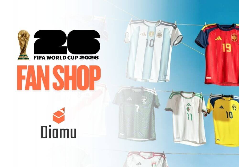 World Cup 2026 Fan Shop - Jersey, Match Ball, Flags - Diamu